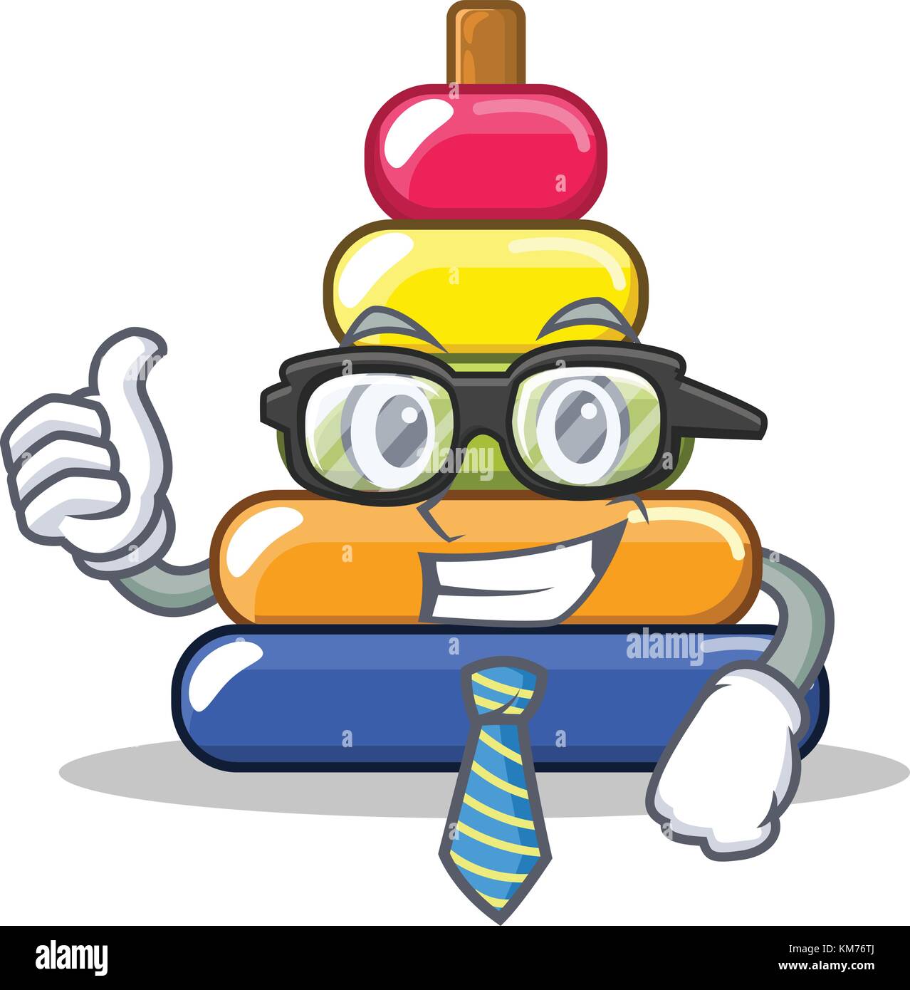 Businessman pyramid ring character cartoon Stock Vector Image & Art - Alamy