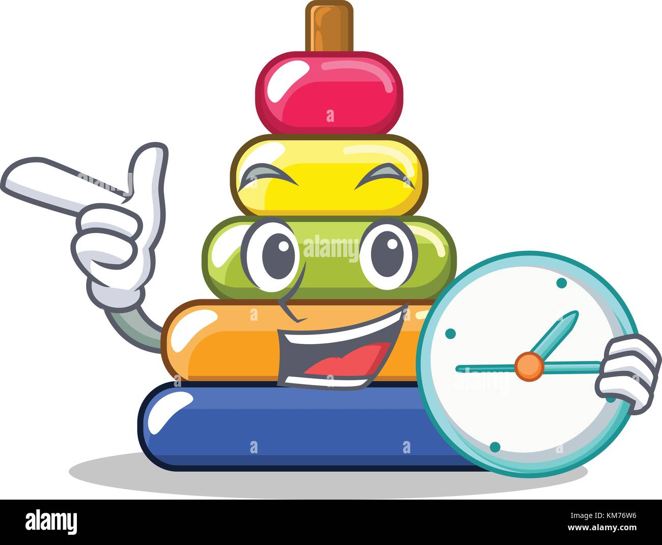 Little clock tower Stock Vector Images - Alamy