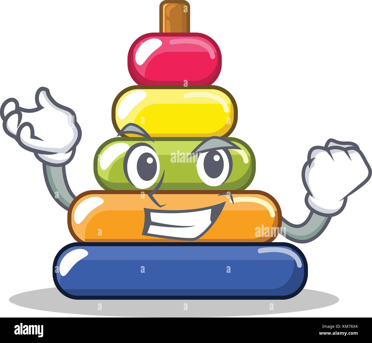 Successful pyramid ring character cartoon Stock Vector Image & Art - Alamy