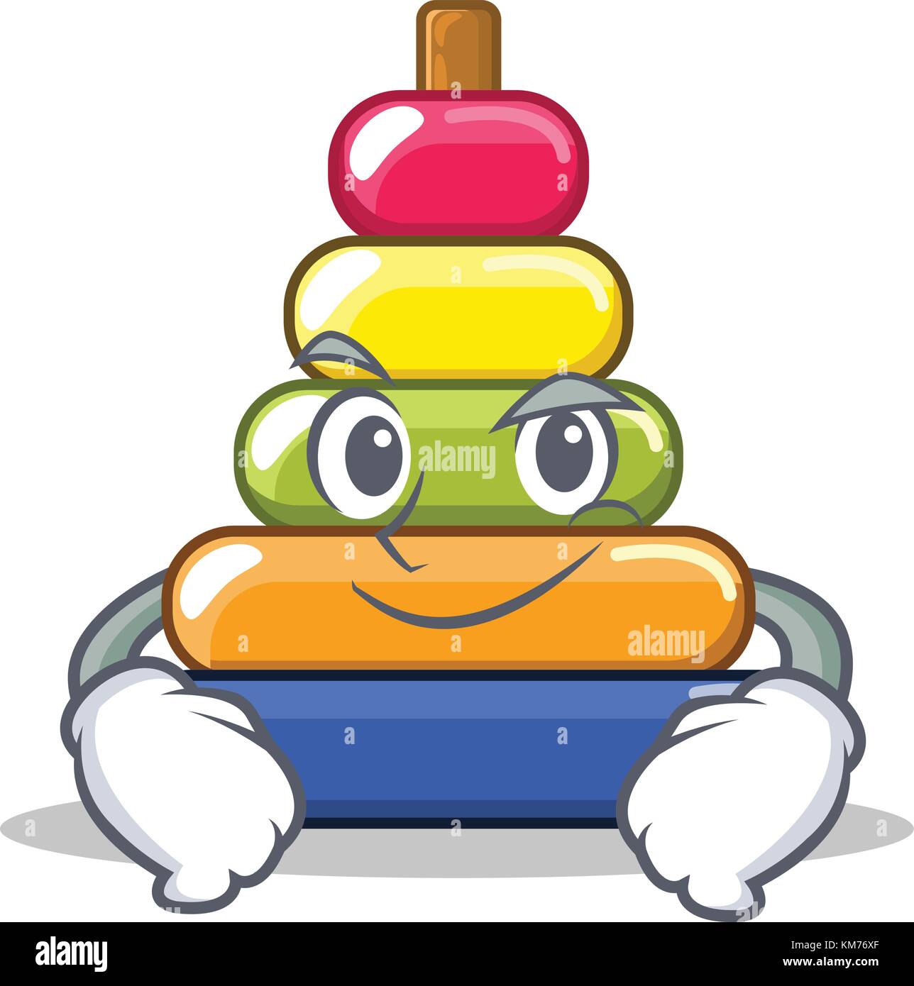 Smirking pyramid ring character cartoon Stock Vector Image & Art - Alamy