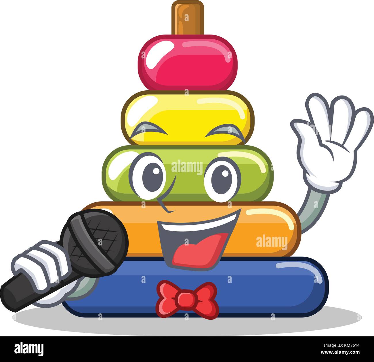 Singing pyramid ring character cartoon Stock Vector Image & Art - Alamy