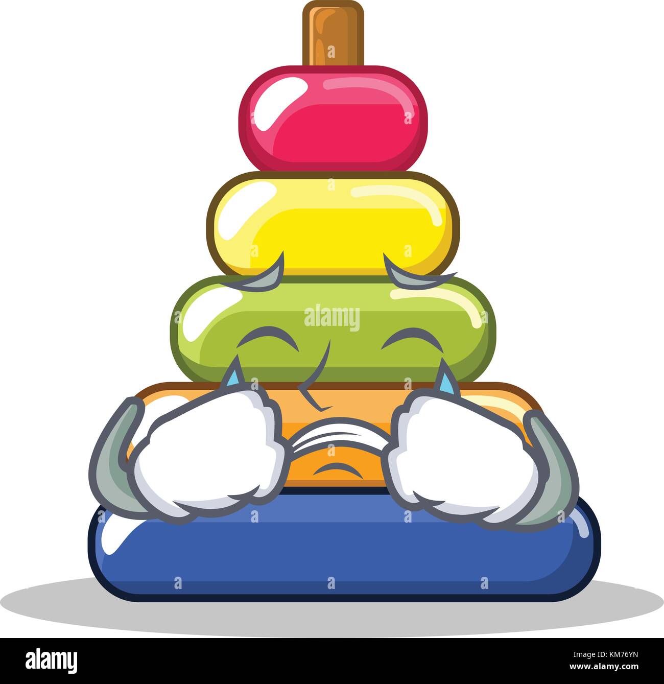 Crying pyramid ring character cartoon Stock Vector Image & Art - Alamy