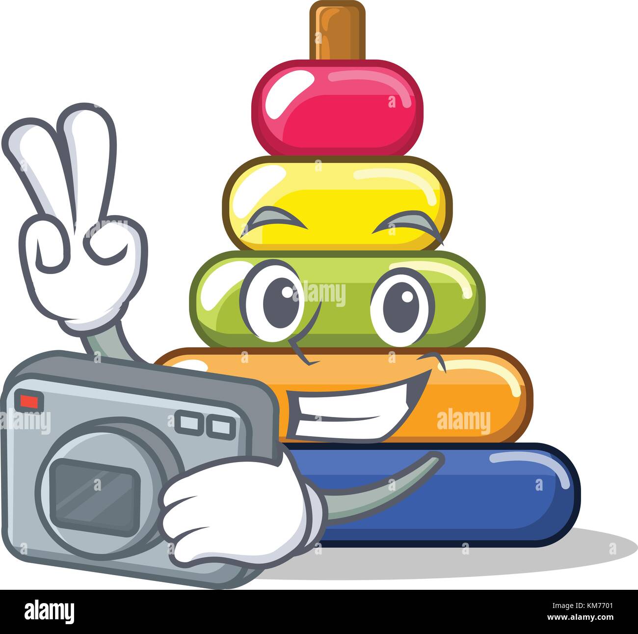 Photographer pyramid ring character cartoon Stock Vector Image & Art ...