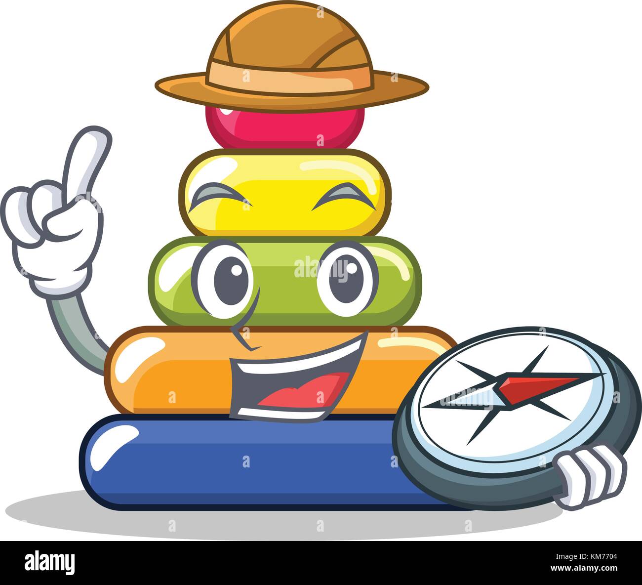 Explorer pyramid ring character cartoon Stock Vector Image & Art - Alamy