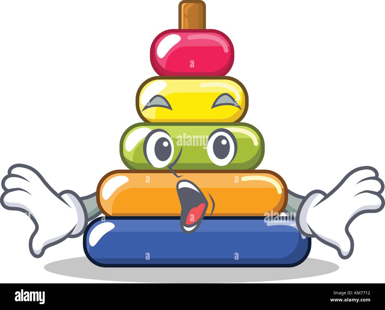 Surprised pyramid ring character cartoon Stock Vector Image & Art - Alamy