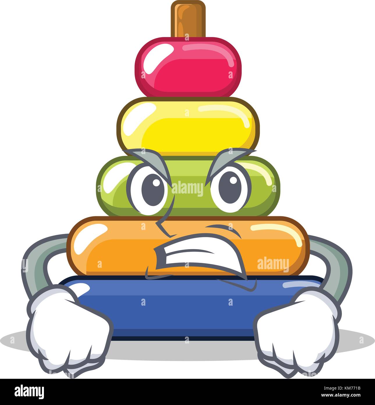 Angry pyramid ring character cartoon Stock Vector Image & Art - Alamy