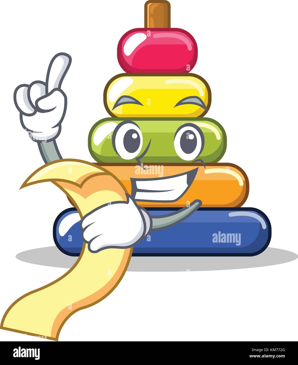 With menu pyramid ring character cartoon Stock Vector Image & Art - Alamy