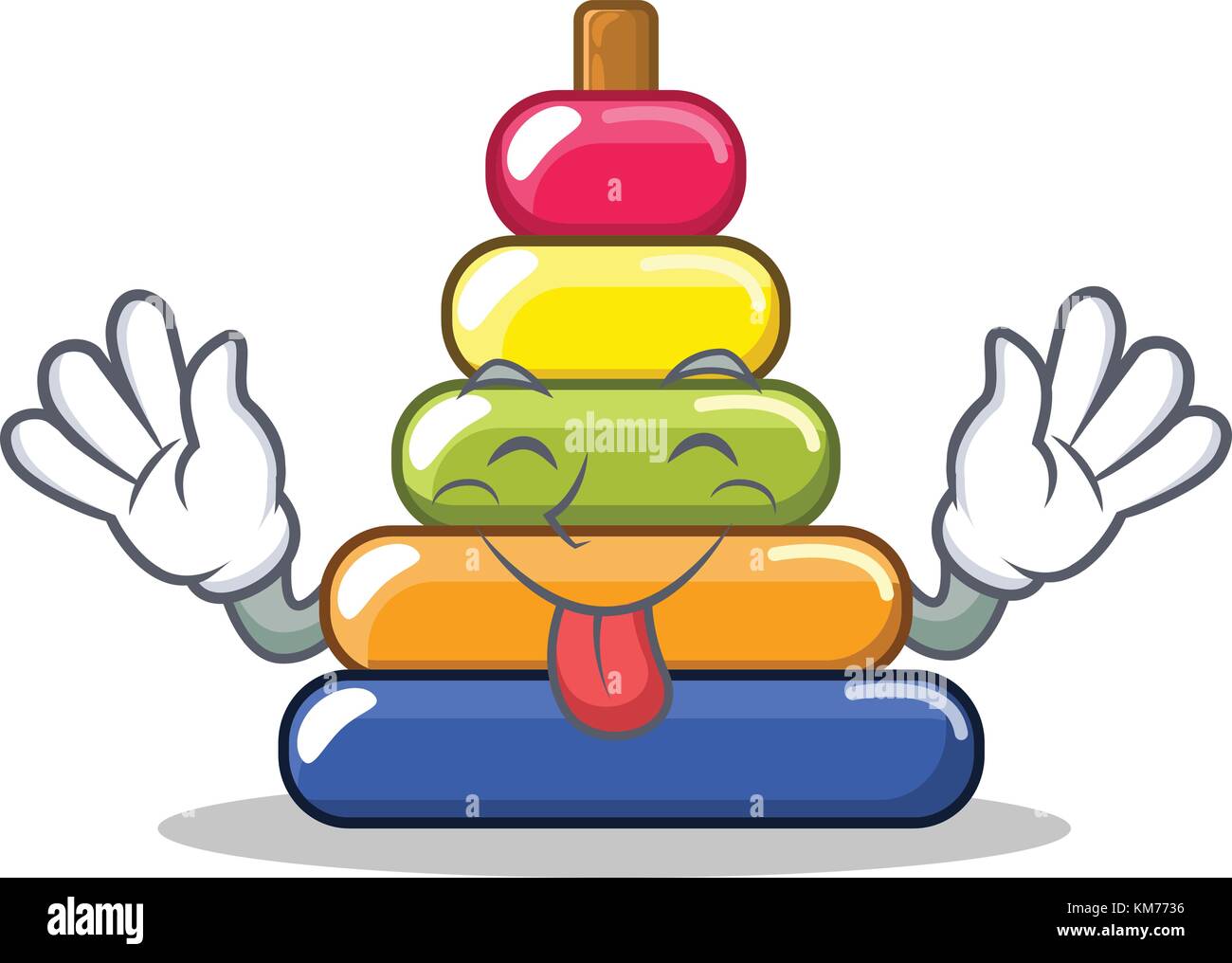 Tongue out pyramid ring character cartoon Stock Vector Image & Art - Alamy