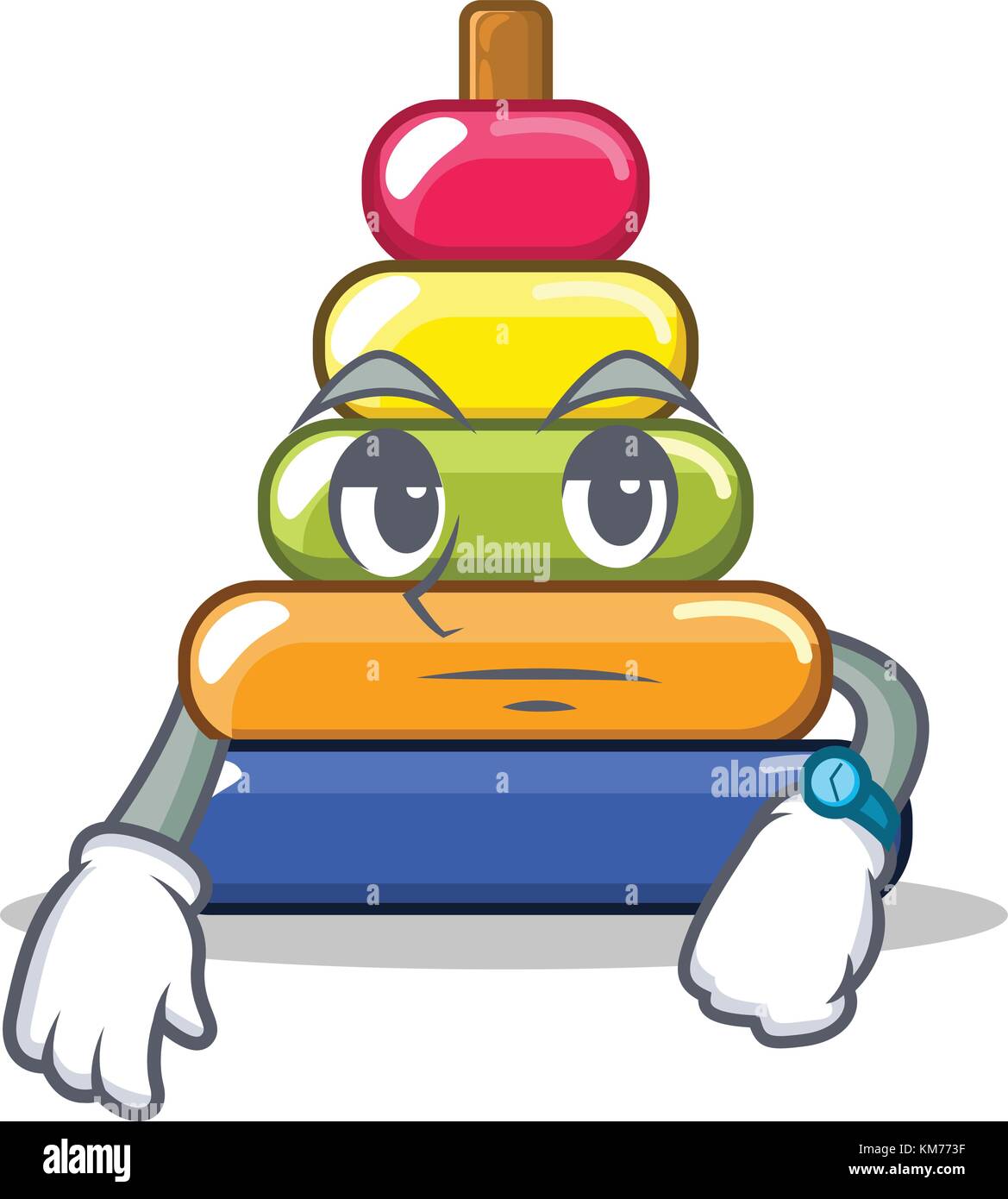 Waiting pyramid ring character cartoon Stock Vector Image & Art - Alamy