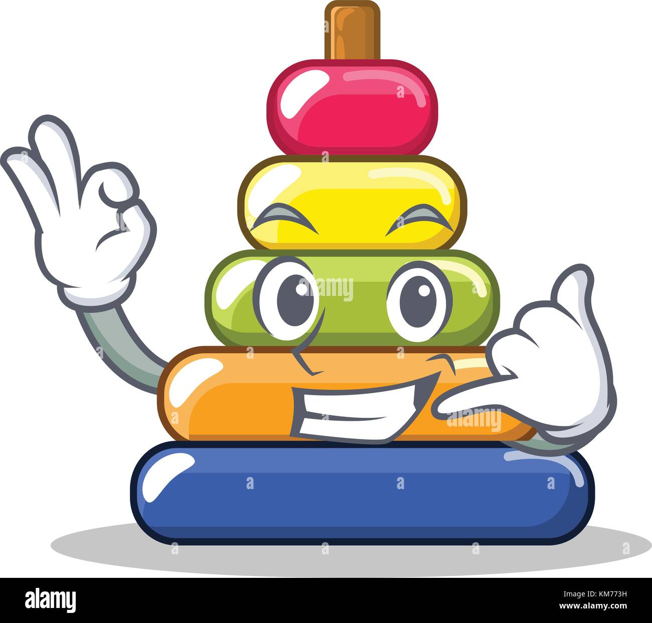 Call me pyramid ring character cartoon Stock Vector Image & Art - Alamy