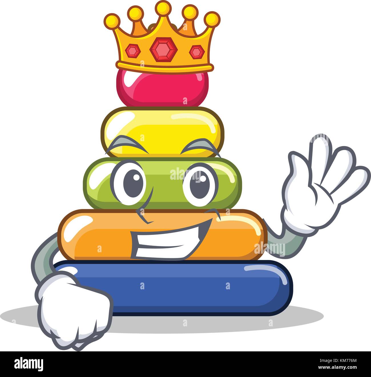 King pyramid ring character cartoon Stock Vector Image & Art - Alamy