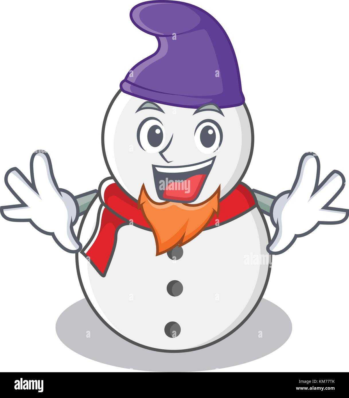 Elf snowman character cartoon style Stock Vector Image & Art - Alamy