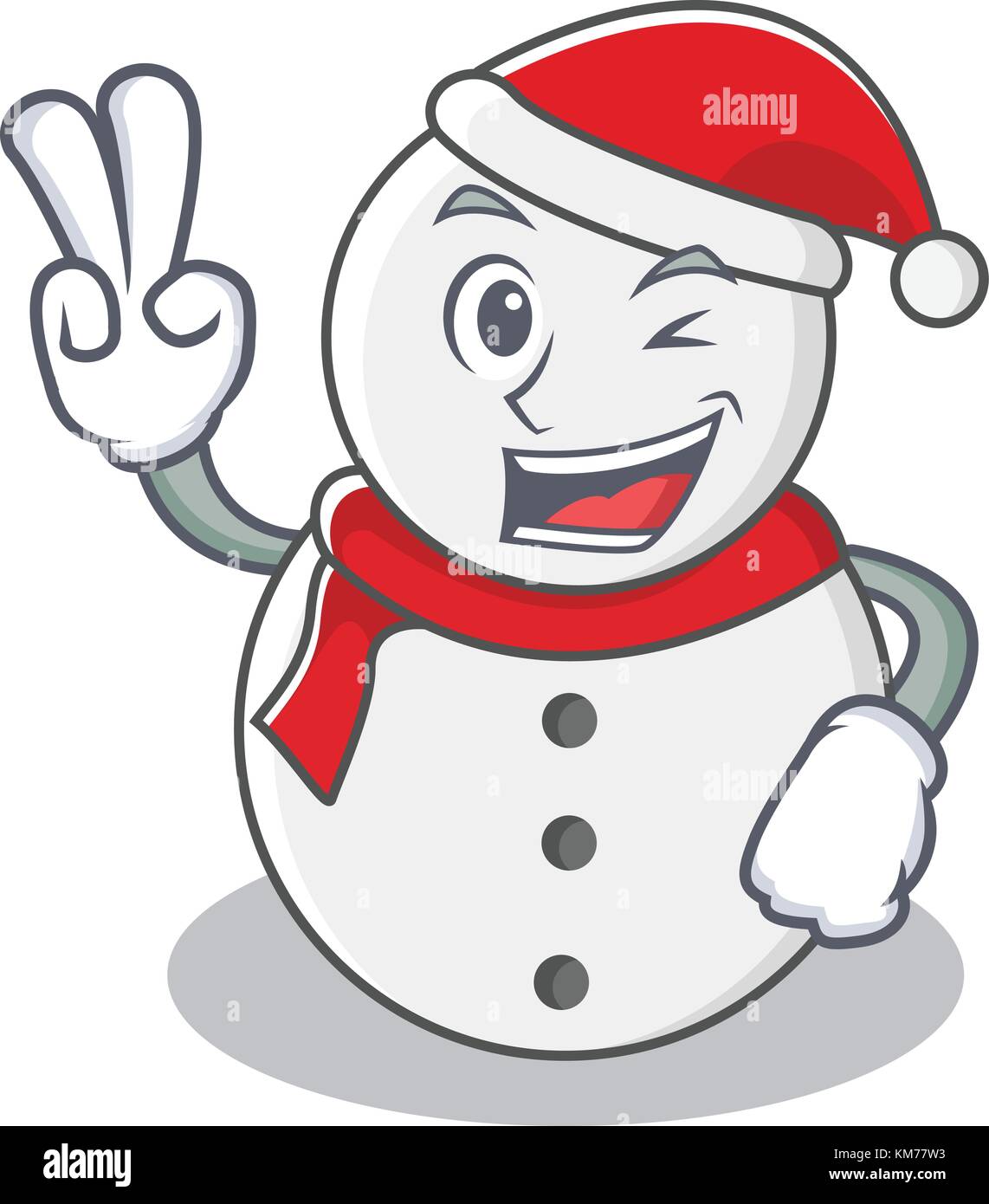 Two finger snowman character cartoon style Stock Vector Image & Art - Alamy