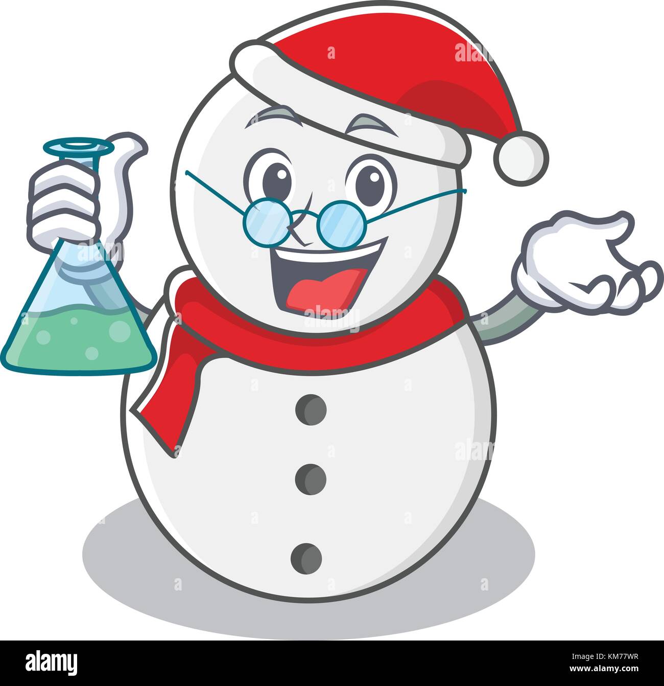 Professor snowman character cartoon style Stock Vector Image & Art - Alamy