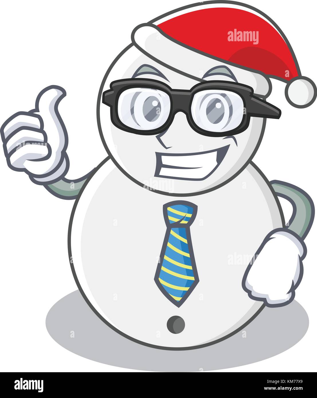 Businessman snowman character cartoon style Stock Vector Image & Art ...