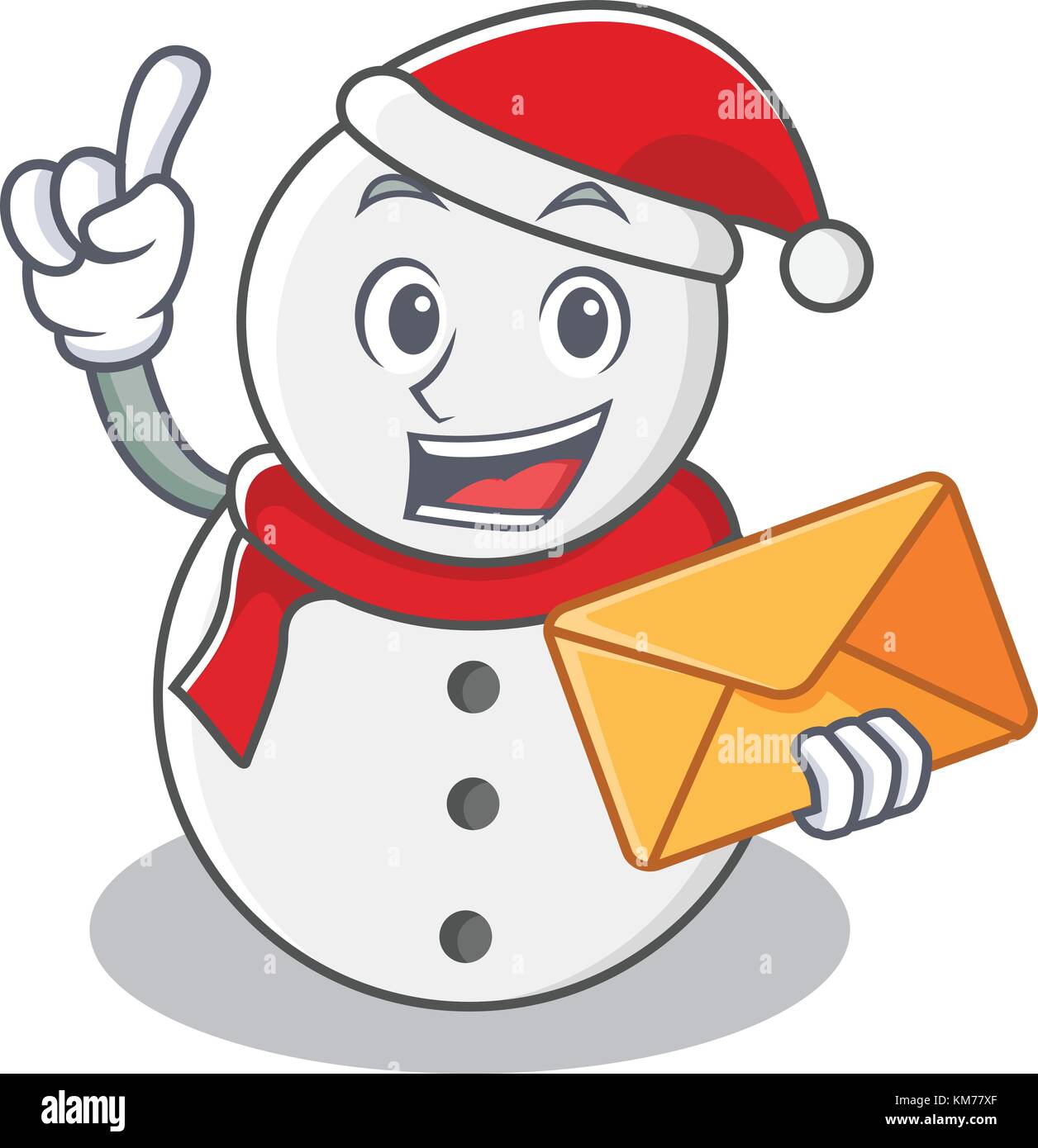 Weather snow postman Stock Vector Images - Alamy