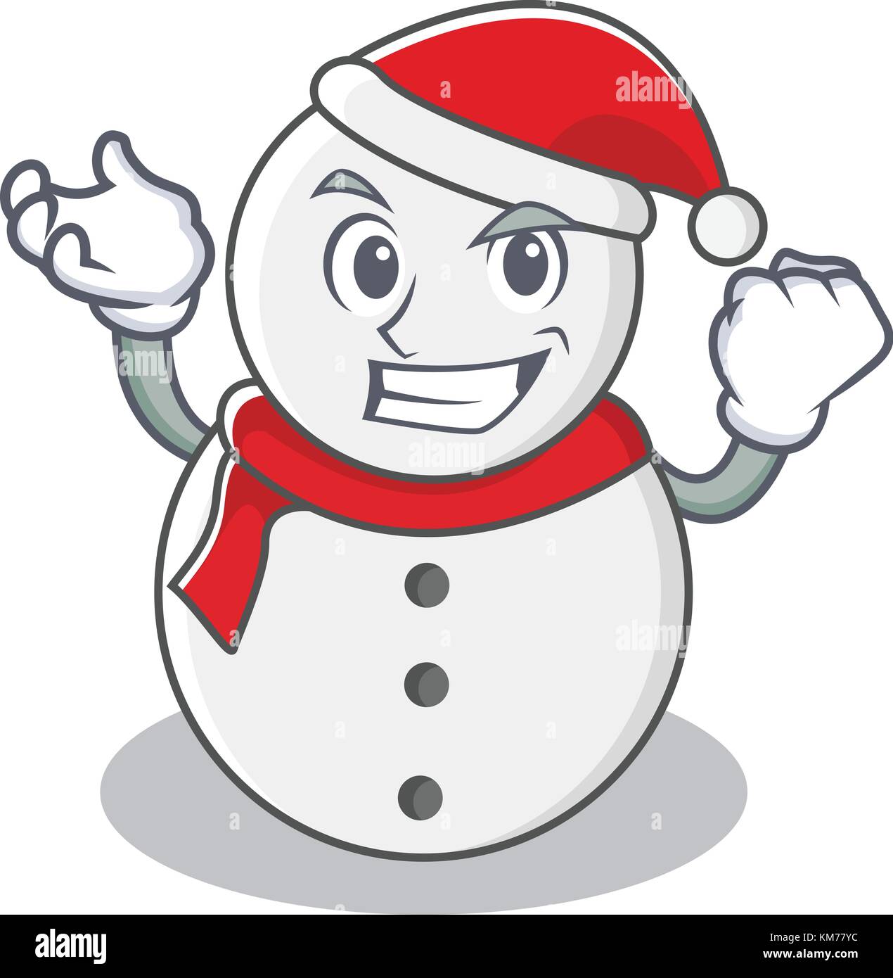 Successful snowman character cartoon style Stock Vector Image & Art - Alamy