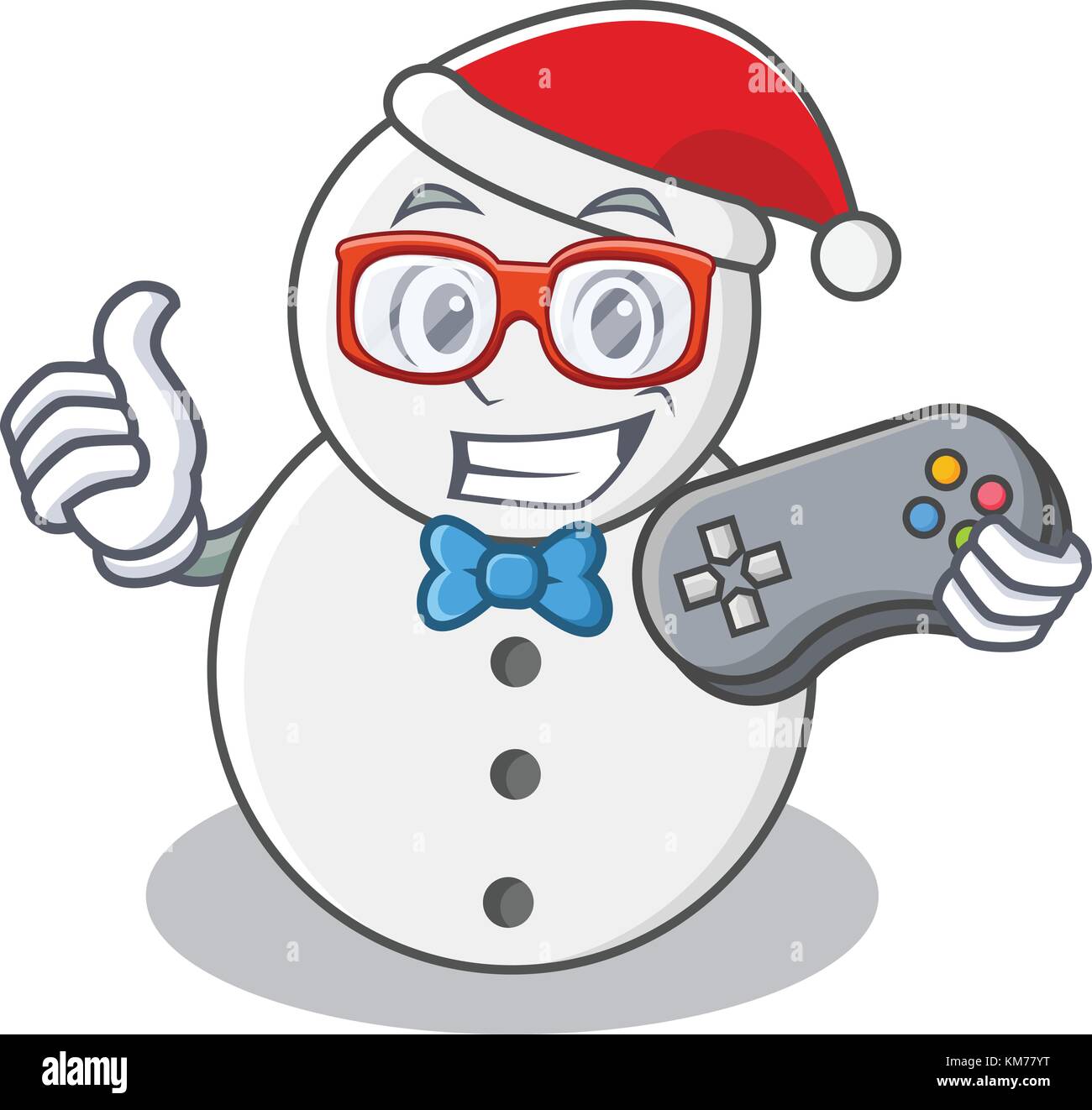 Gamer snowman character cartoon style Stock Vector Image & Art - Alamy