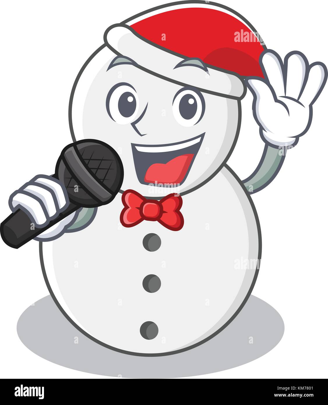 Snowman Singing Together