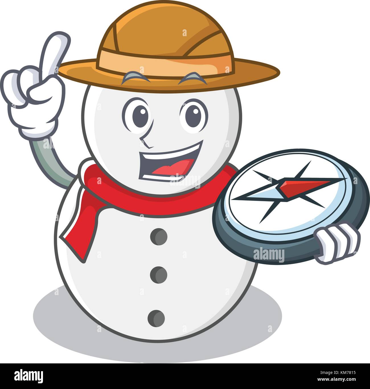 Snow face man explorer Stock Vector Images - Alamy