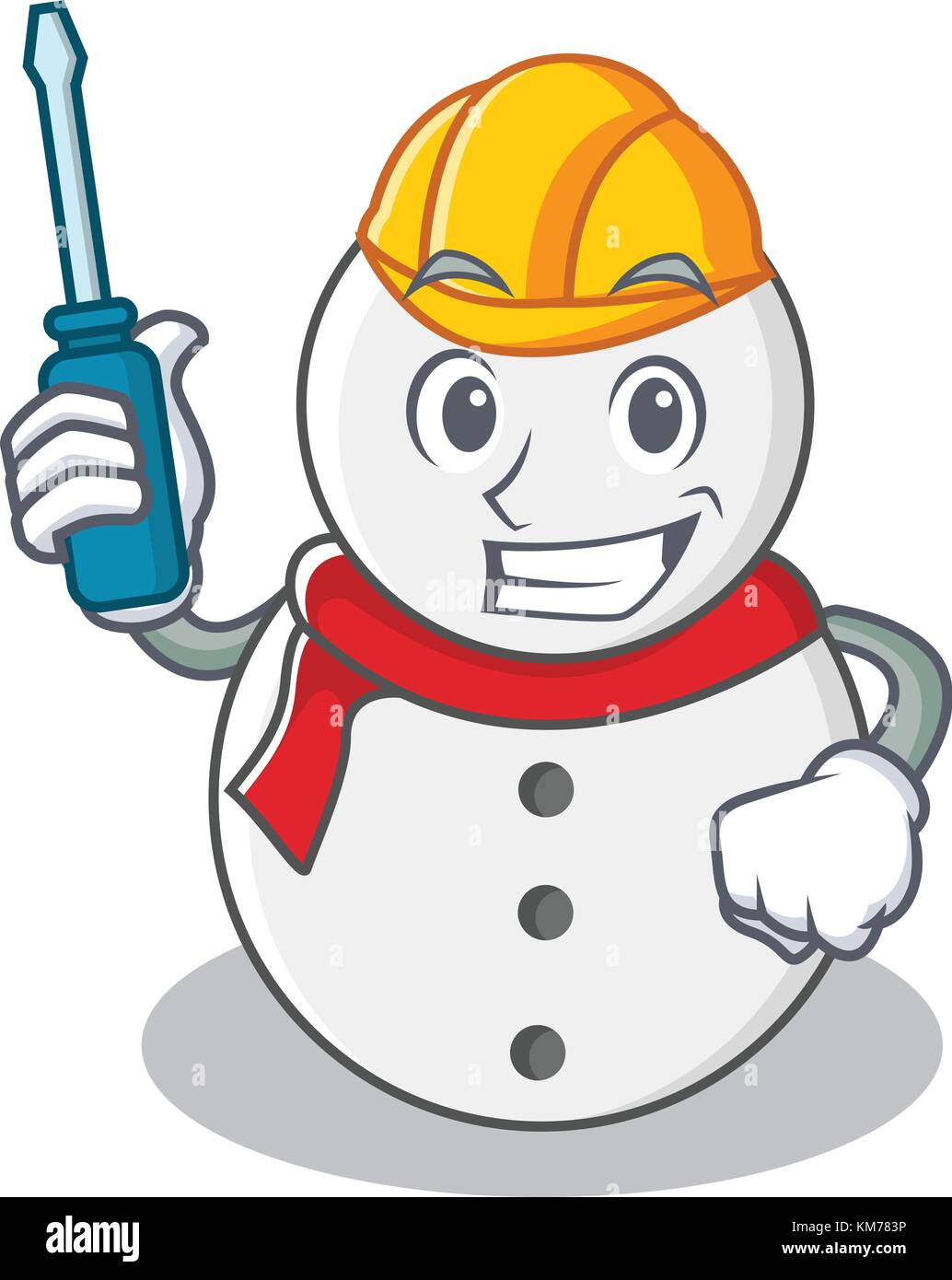 Automotive snowman character cartoon style Stock Vector Image & Art - Alamy