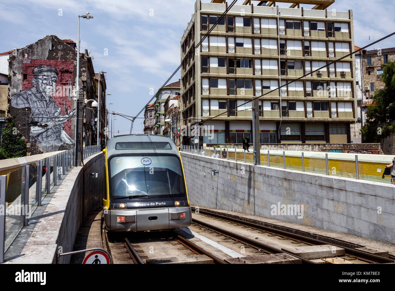 Porto Portugal,historic center,Luis I Bridge,Metro do Porto,subway ...