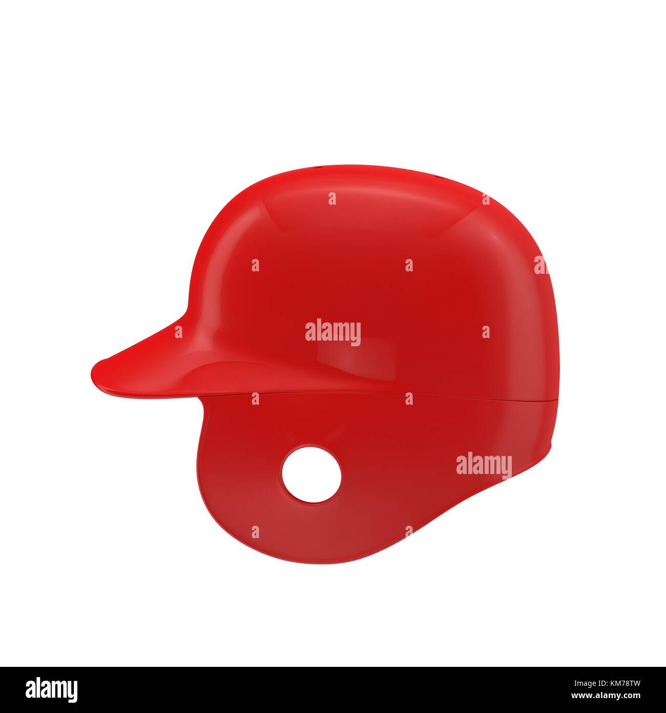 Red and white batting helmet hi-res stock photography and images - Alamy