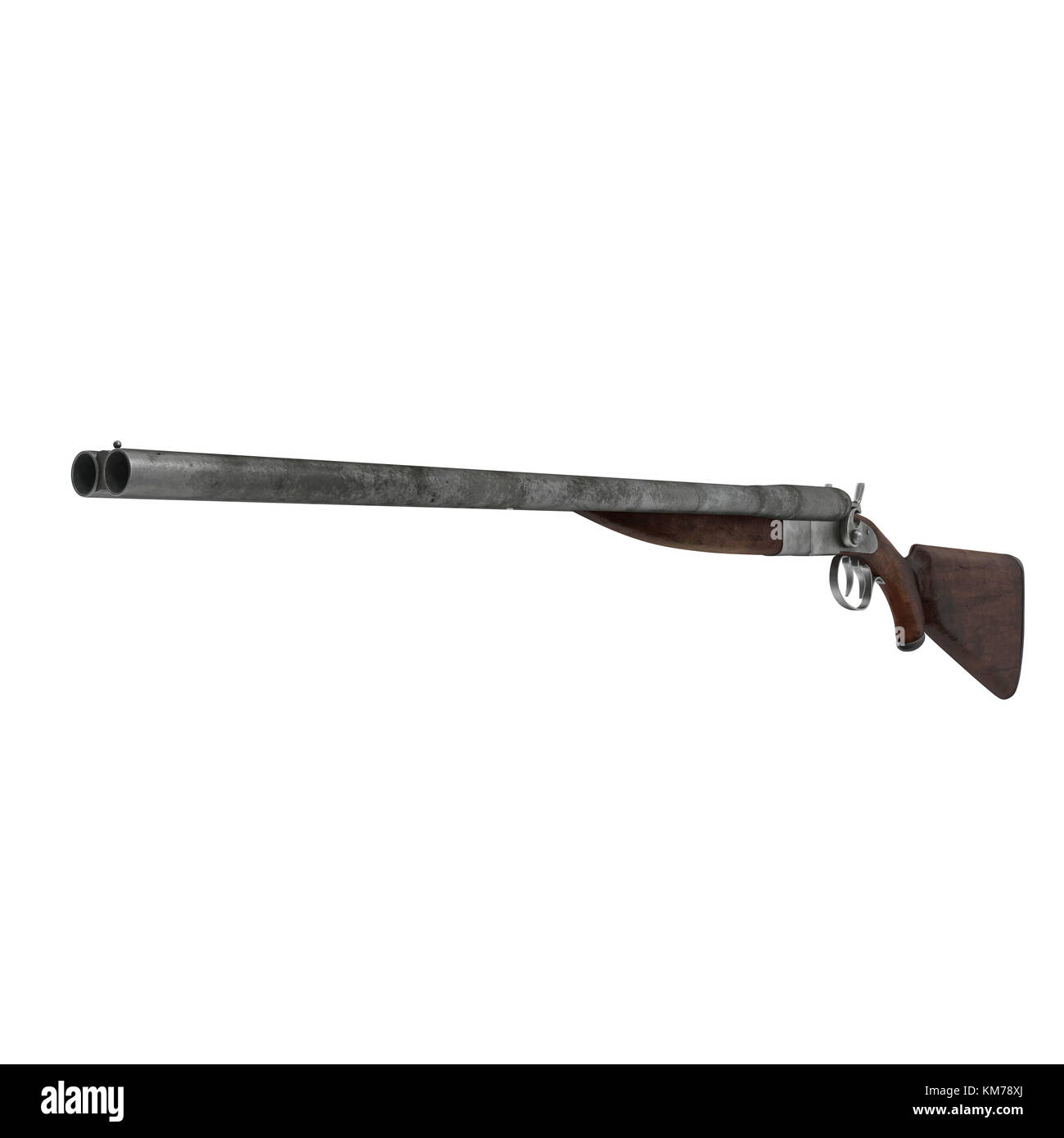 Double barrelled gun hi-res stock photography and images - Alamy