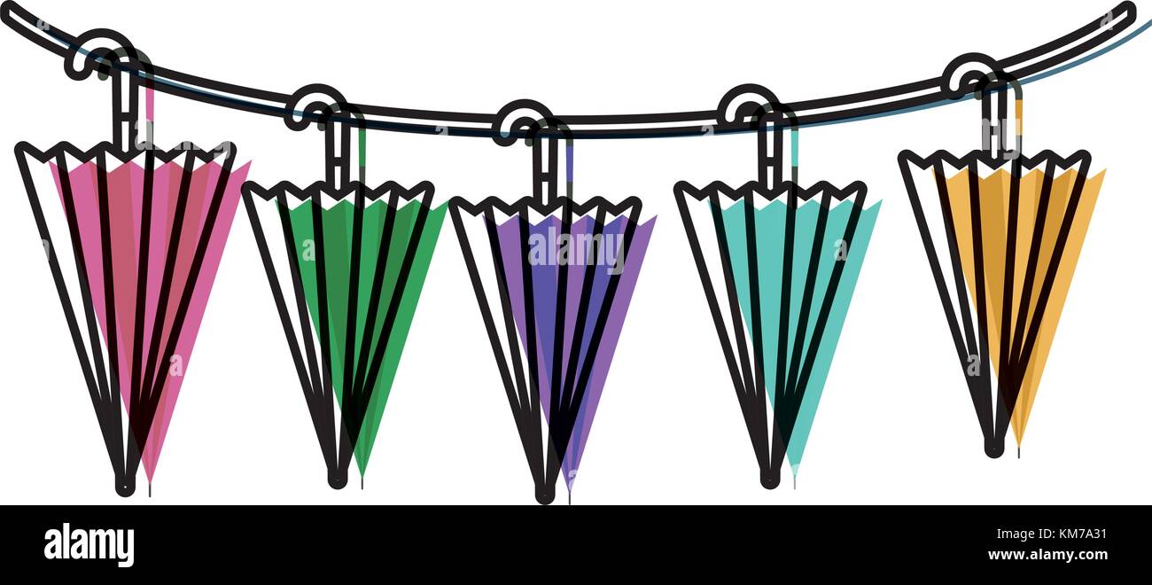 umbrella vector illustration Stock Vector Image & Art - Alamy