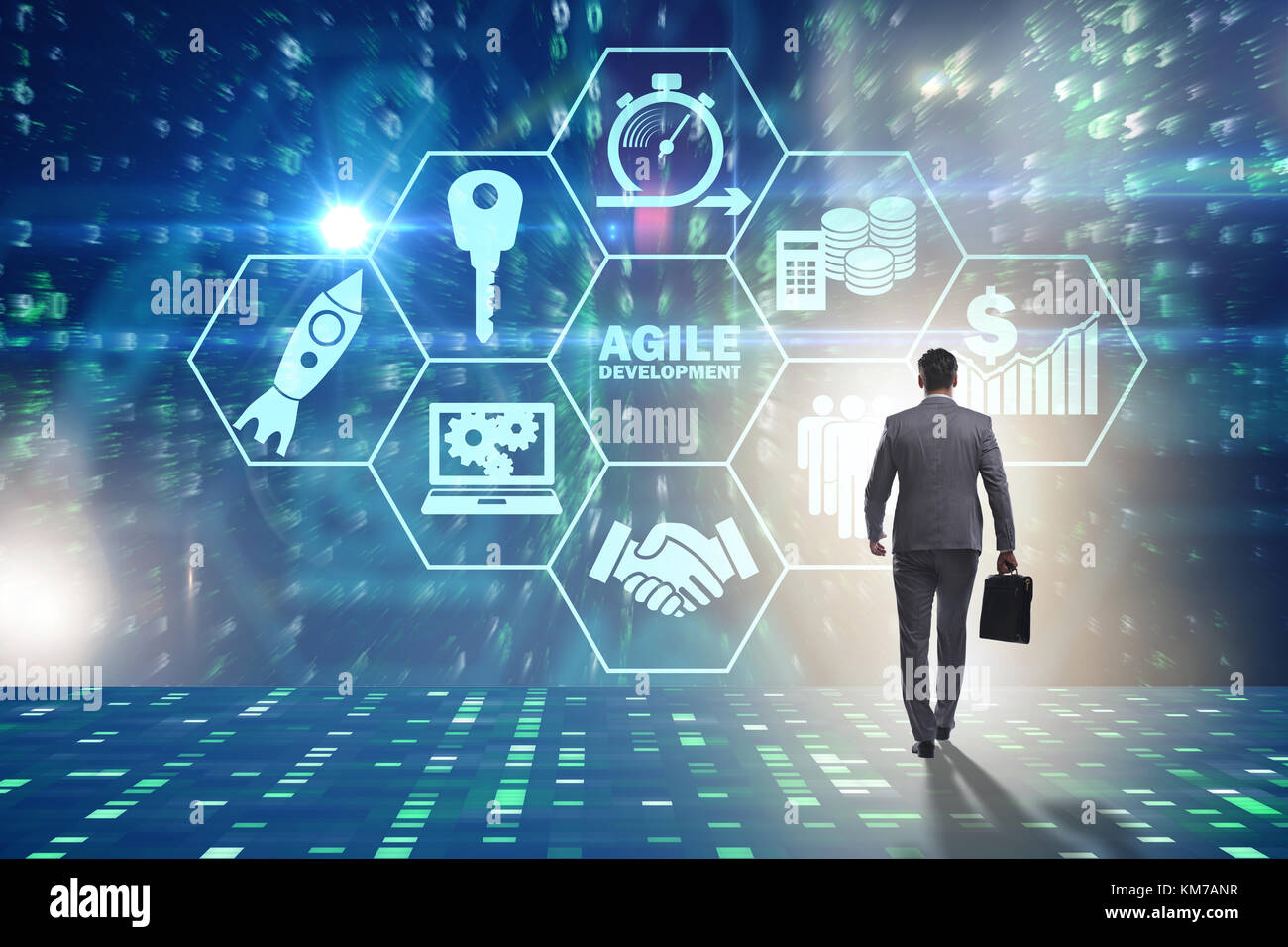 Concept of agile software development Stock Photo - Alamy