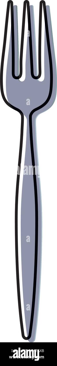 fork vector illustration Stock Vector Image & Art - Alamy