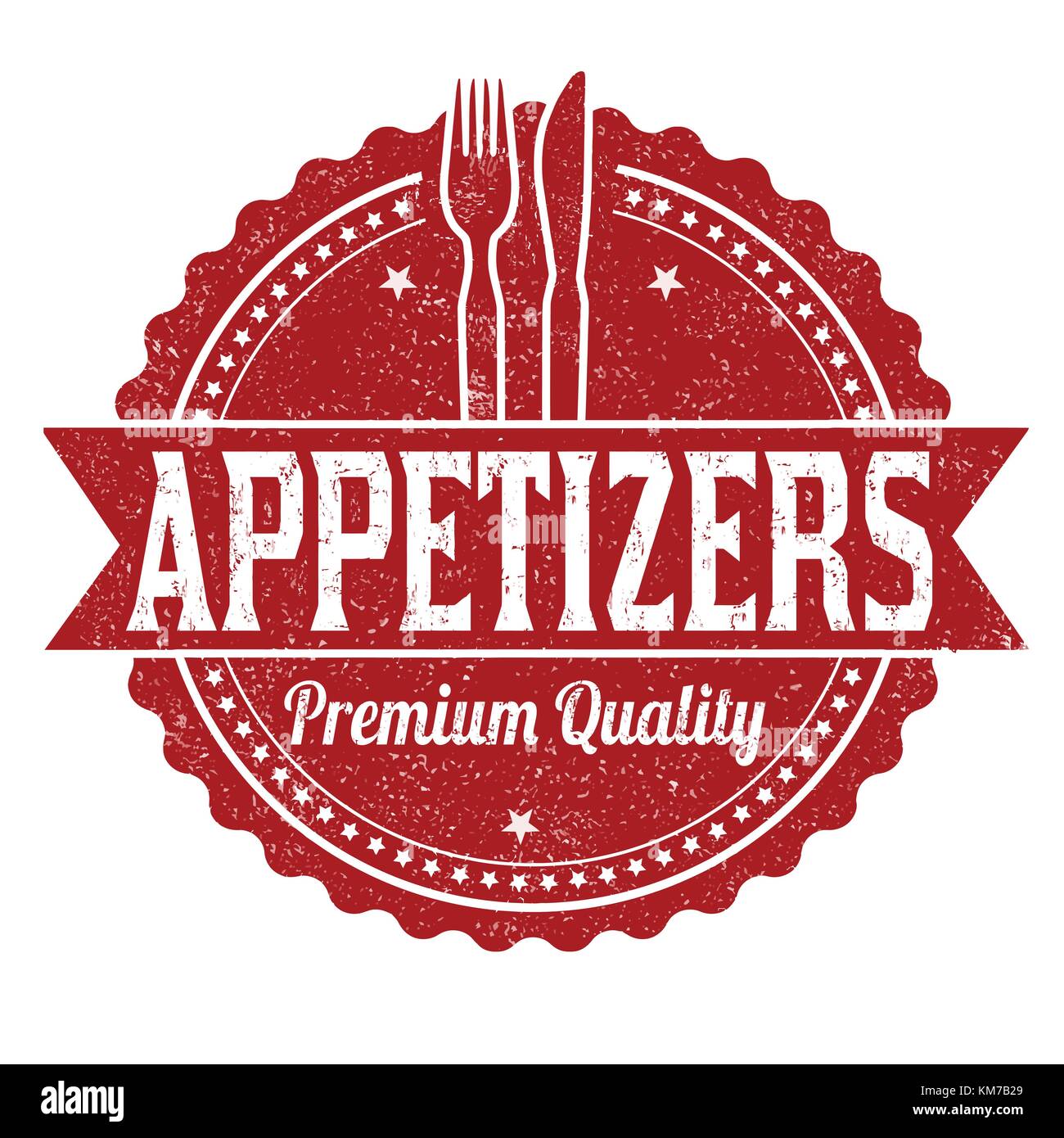 Appetizers grunge rubber stamp on white background, vector illustration ...