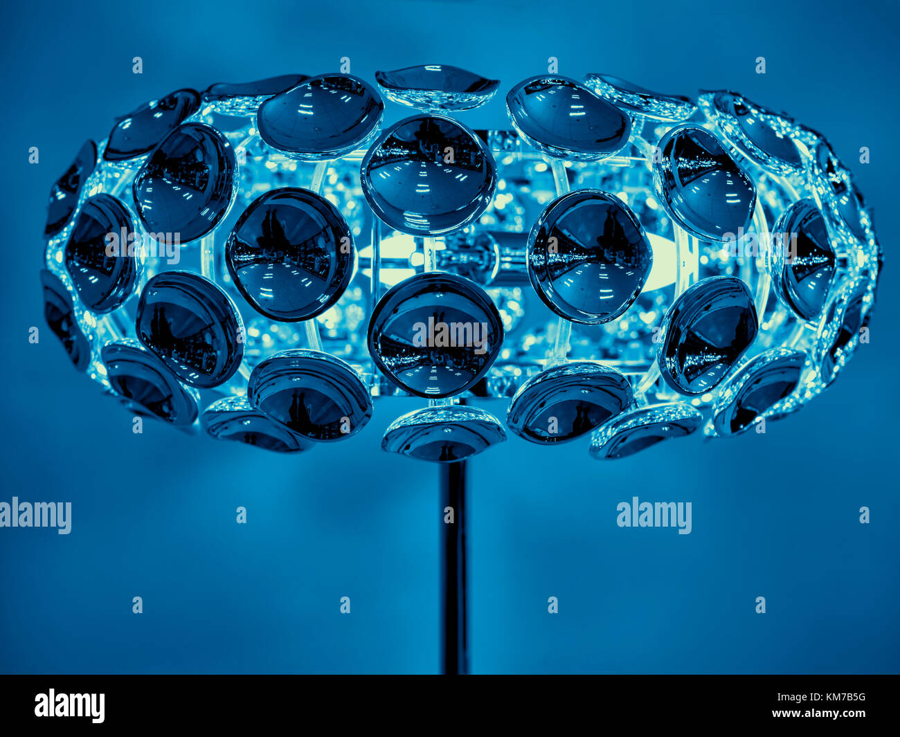 Cold blue tone led lamp Stock Photo - Alamy