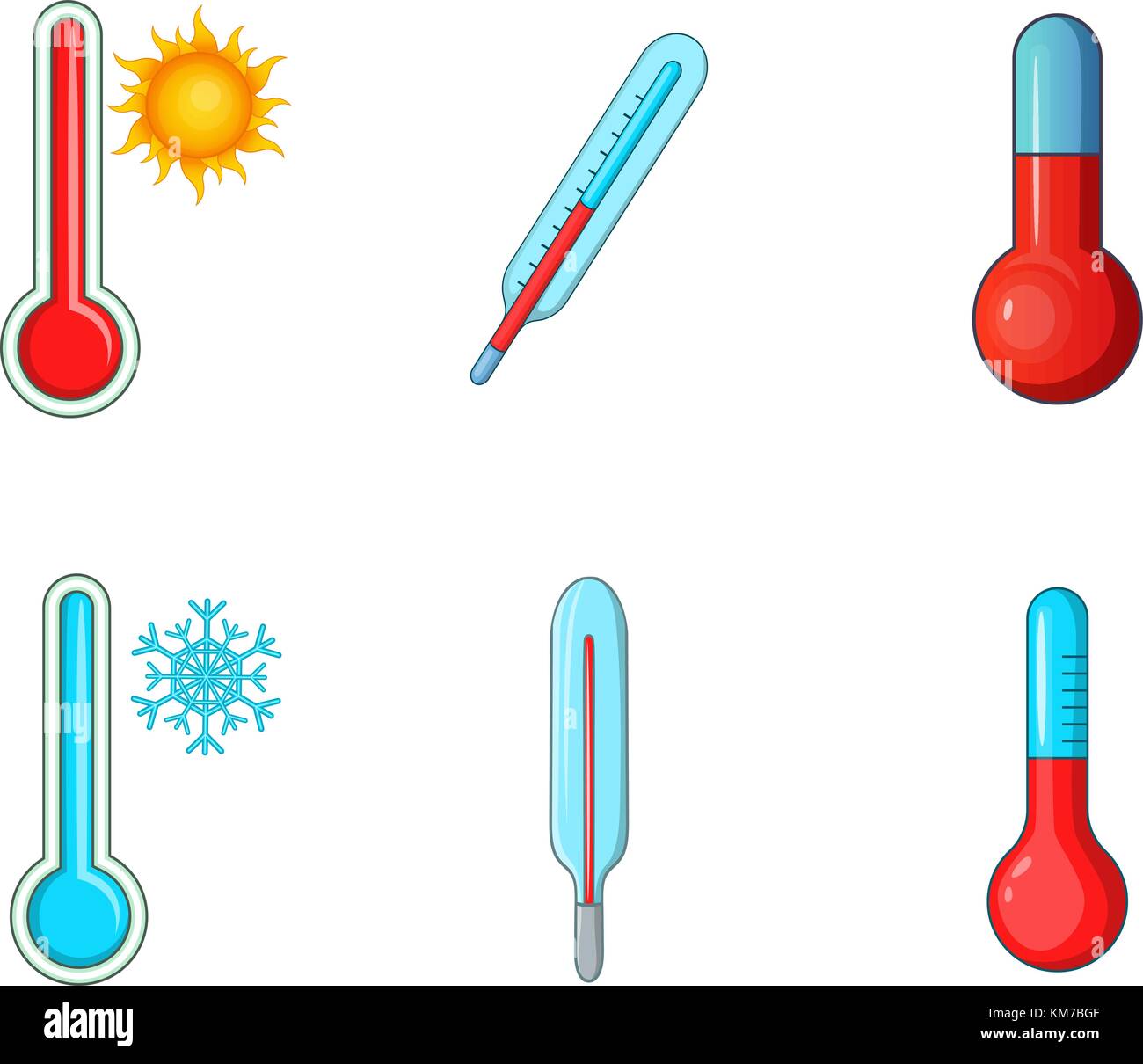 Cartoon Hot Thermometer High Resolution Stock Photography and Images ...