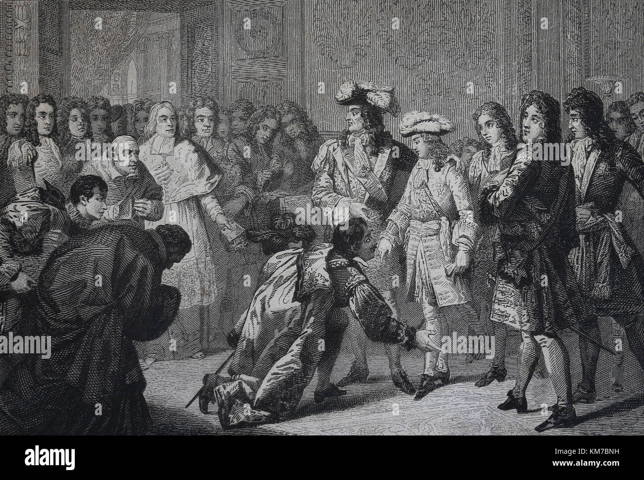 Proclamaion of Philip V (1683-1746) as King of Spain in the Palace of ...