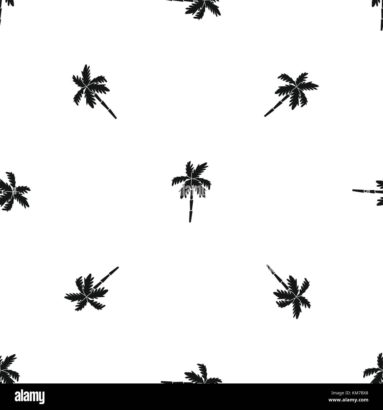 Palm tree pattern seamless black Stock Vector Image & Art - Alamy