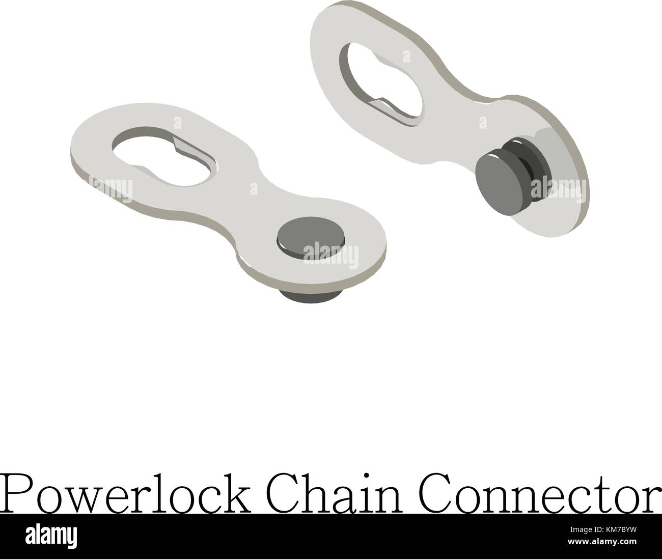 Chain connector icon, isometric 3d style Stock Vector Image & Art - Alamy