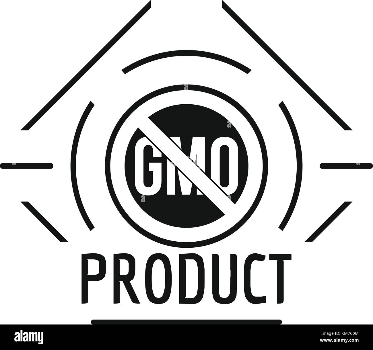 Gmo stop logo, simple black style Stock Vector Image & Art - Alamy
