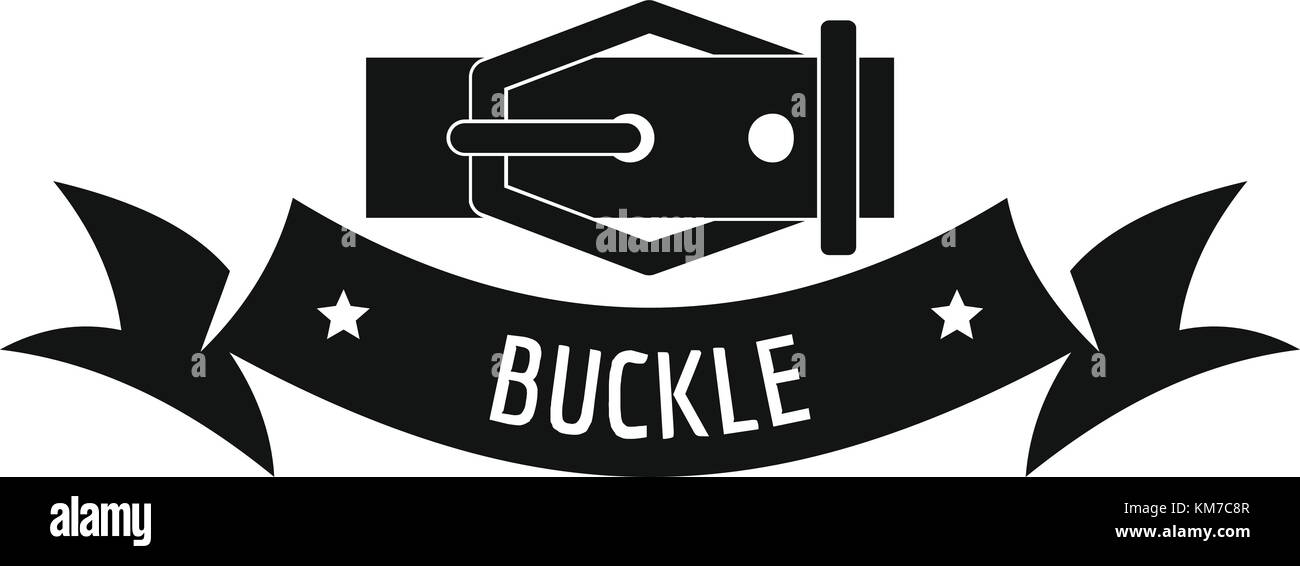 Buckle modern logo, simple black style Stock Vector Image & Art - Alamy