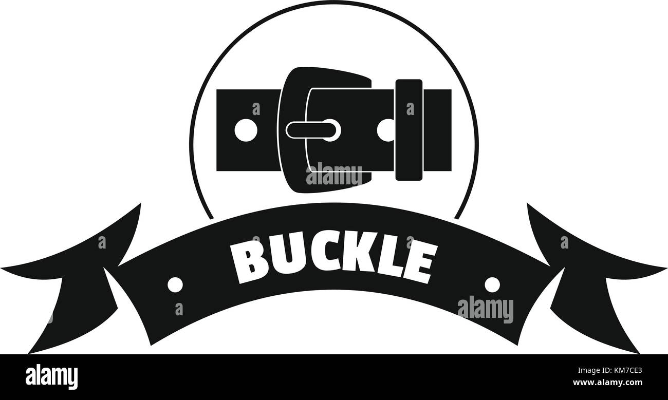Buckle wear logo, simple black style Stock Vector Image & Art - Alamy