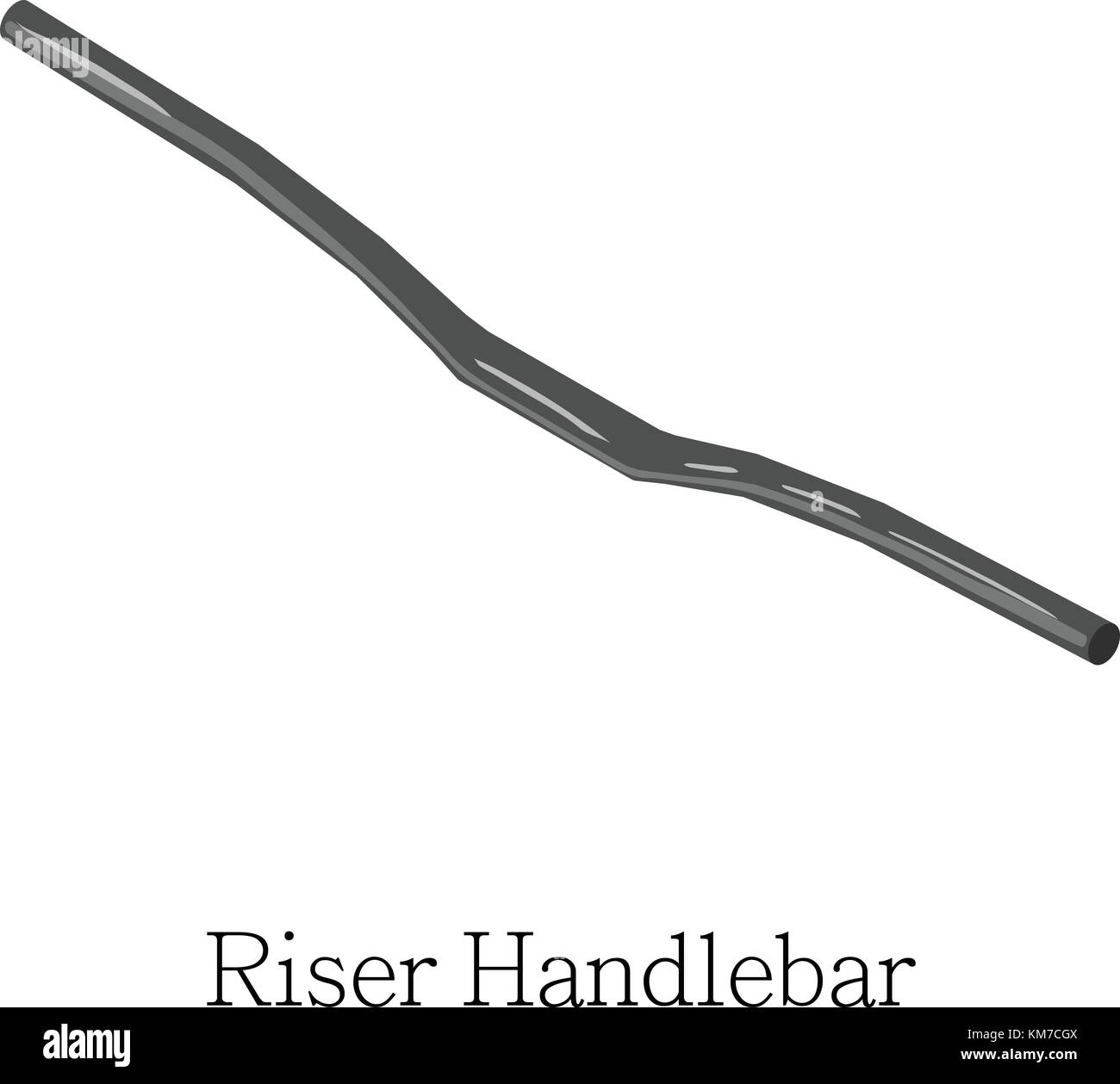 Riser handlebar icon, isometric 3d style Stock Vector Image & Art - Alamy