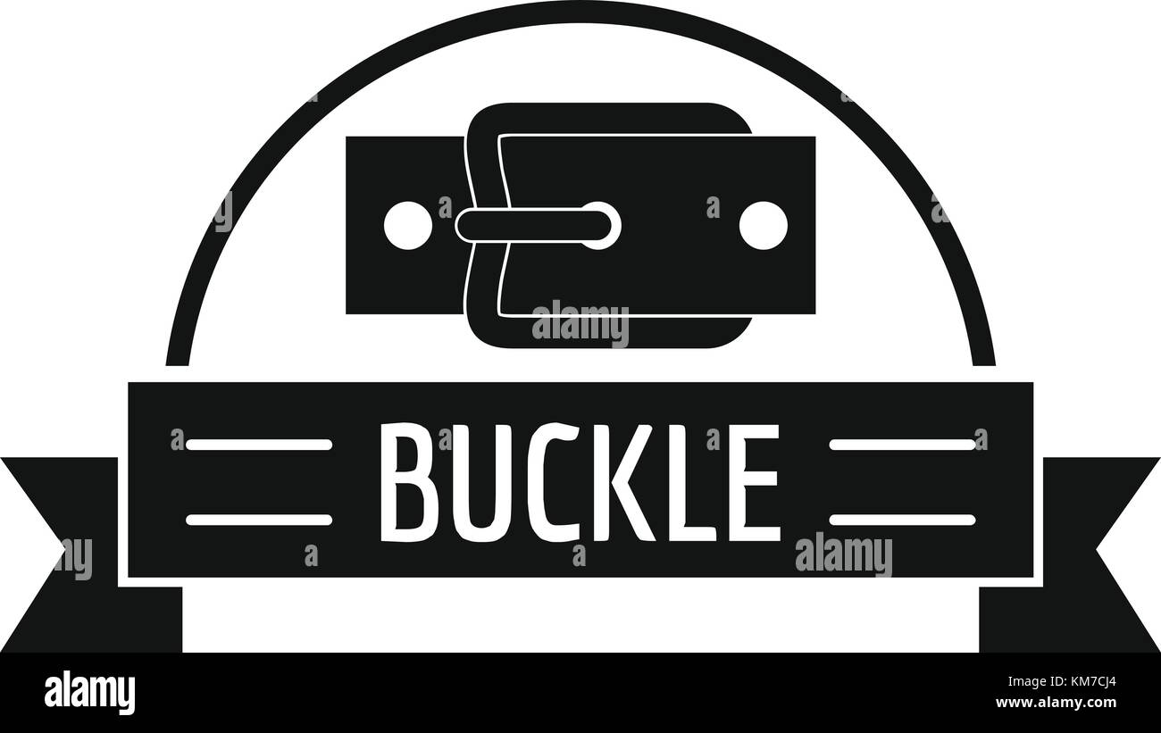 Buckle element logo, simple black style Stock Vector Image & Art - Alamy