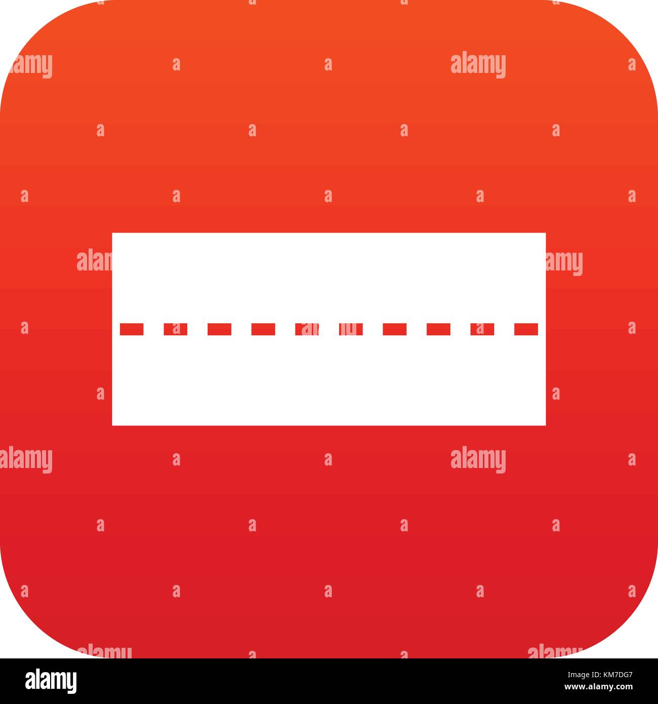 Red road markings Stock Vector Images - Alamy