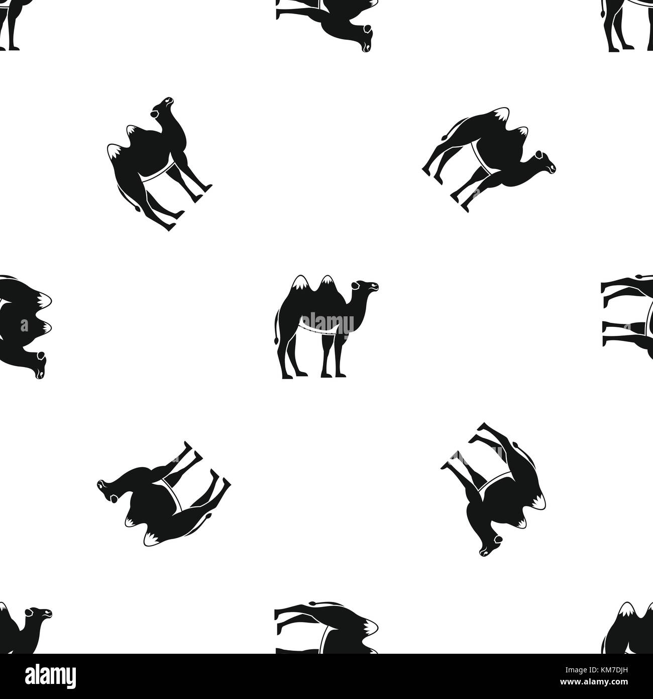 Camel pattern seamless black Stock Vector Image & Art - Alamy