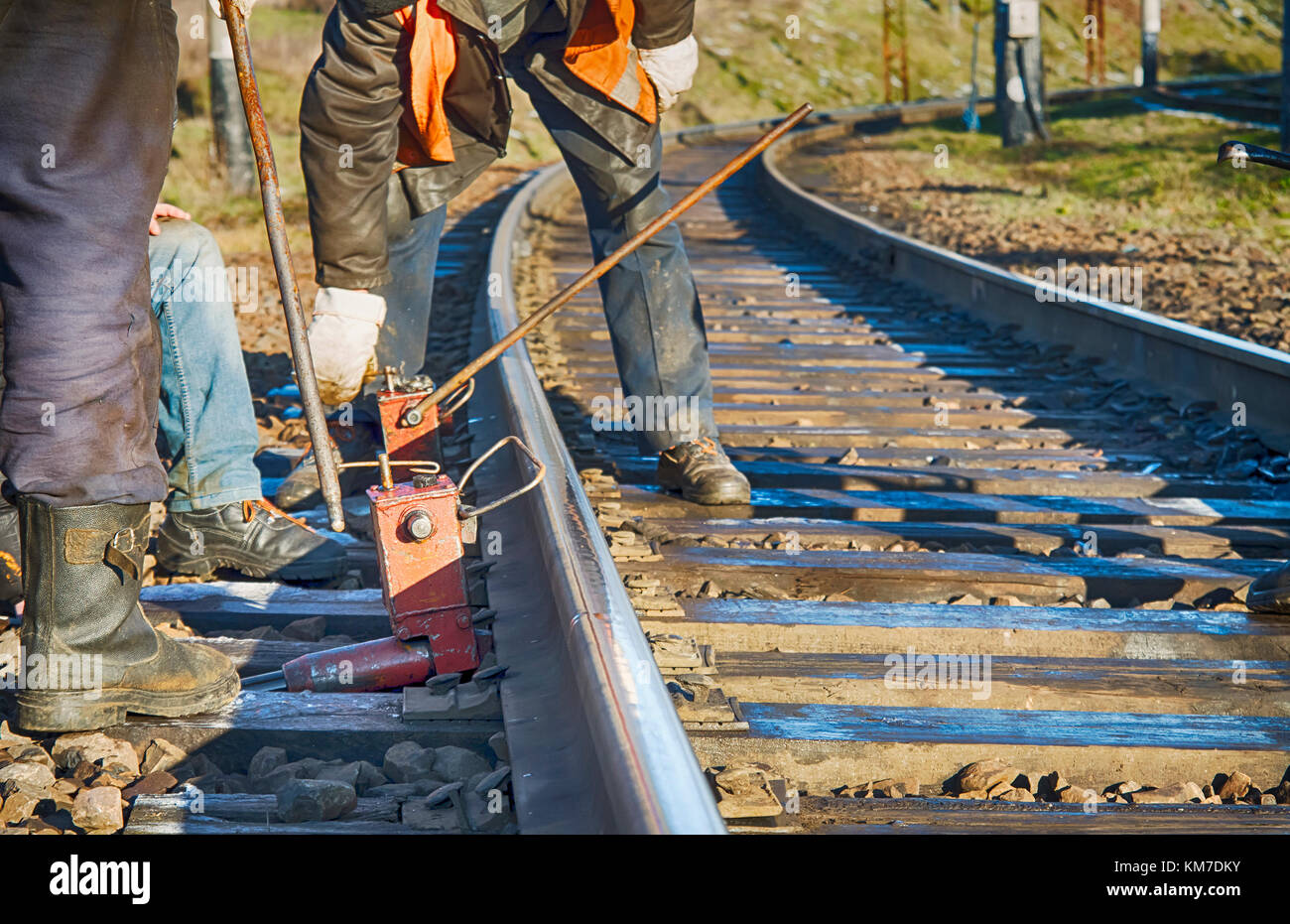 Tram worker hi-res stock photography and images - Alamy