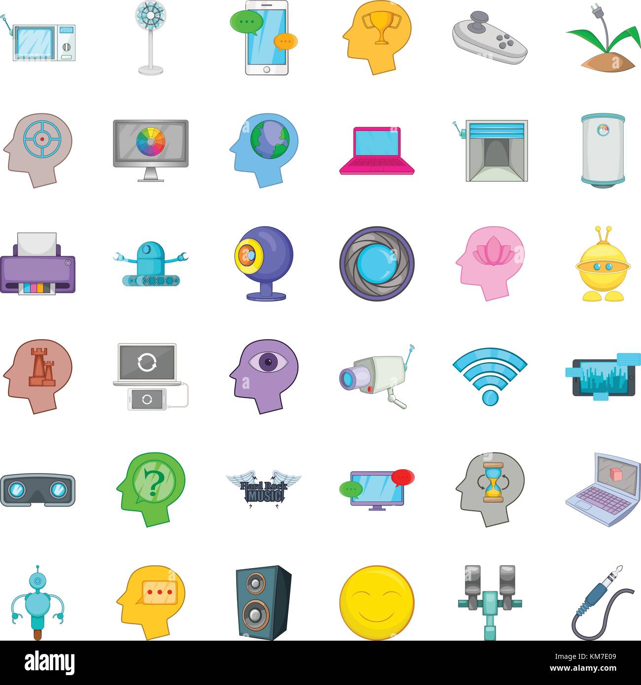 Camera icons set, cartoon style Stock Vector Image & Art - Alamy