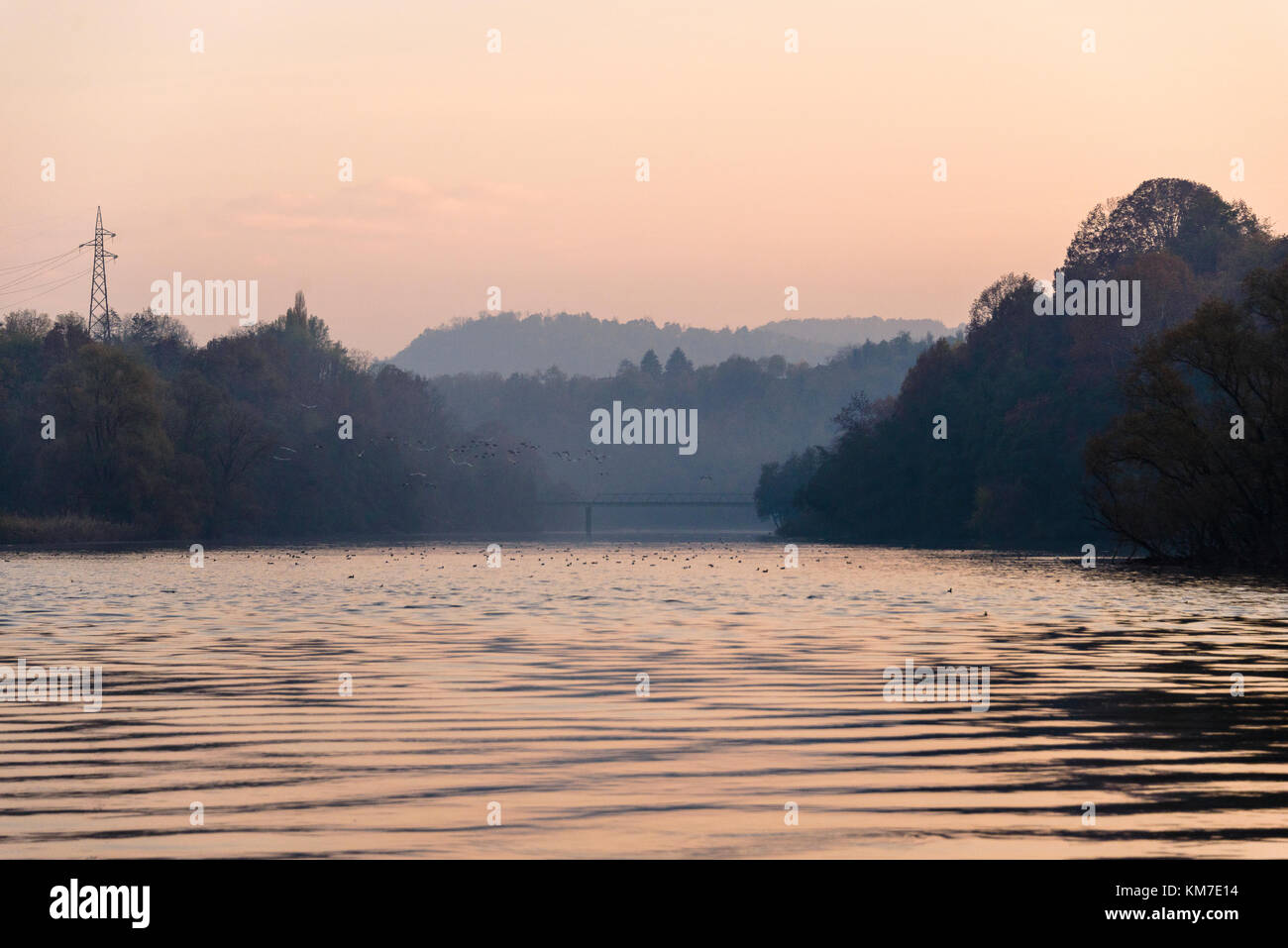 Adda river water sunset hi-res stock photography and images - Alamy