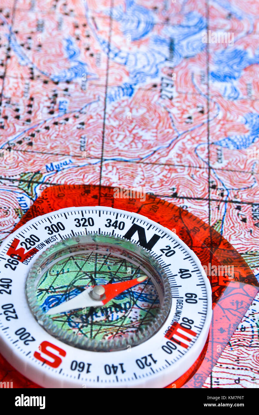 Correct navigation is the key to success. The magnetic compass lies on ...