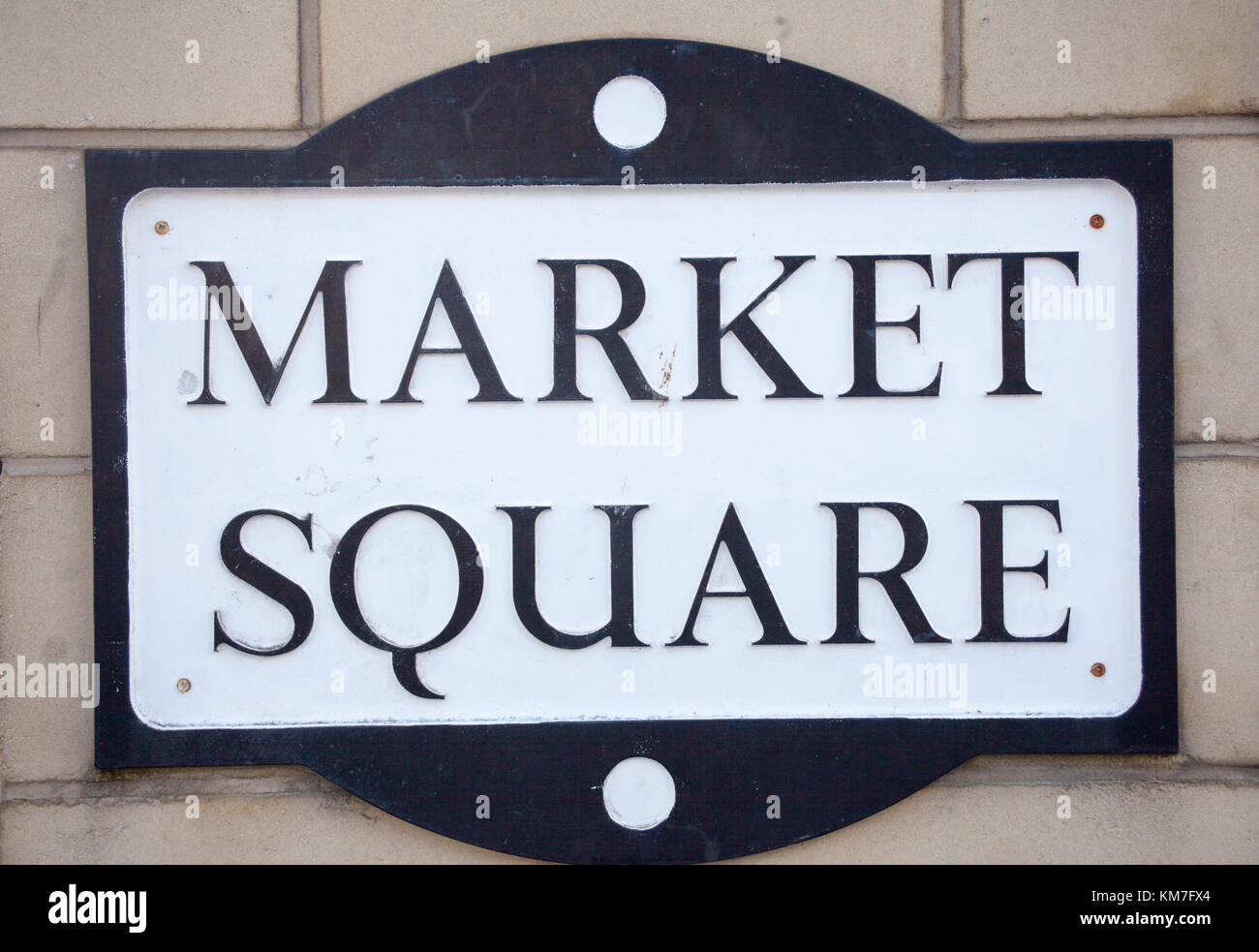 Market Square sign Stock Photo - Alamy