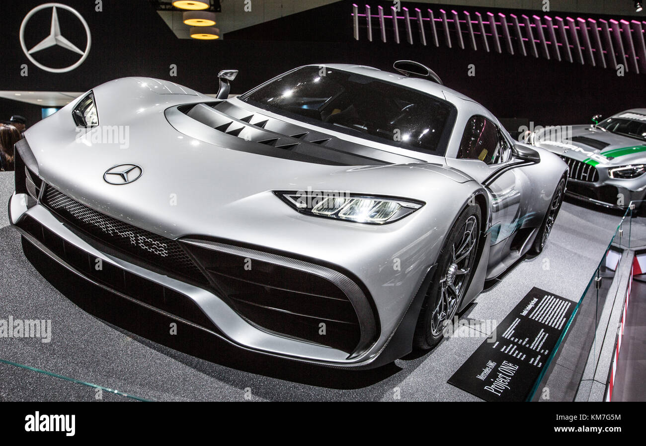 Mercedes At The 2017 LA Auto Show Stock Photo - Alamy